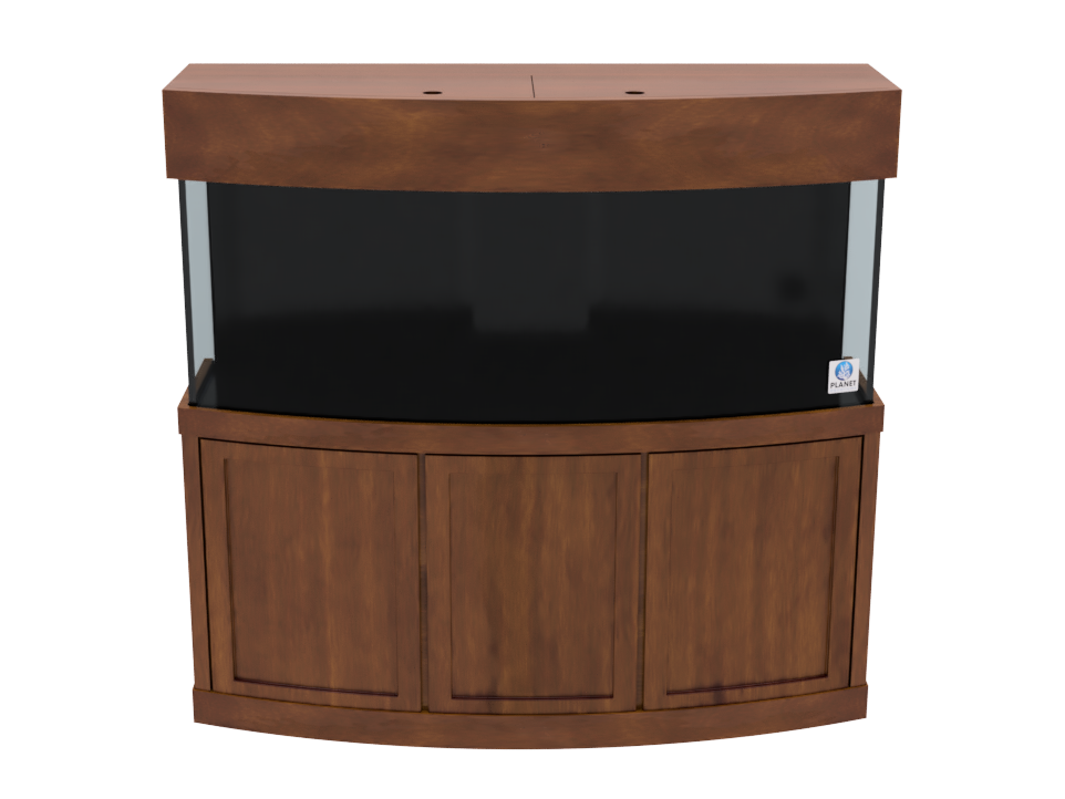 Planet Radius 175 Gallon Bow Front Tank Kit – Dallas Aquarium Experts ...