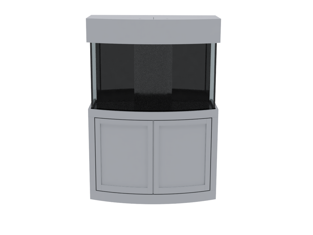 Planet Radius 135 Gallon Bow Front Tank Kit – Dallas Aquarium Experts ...