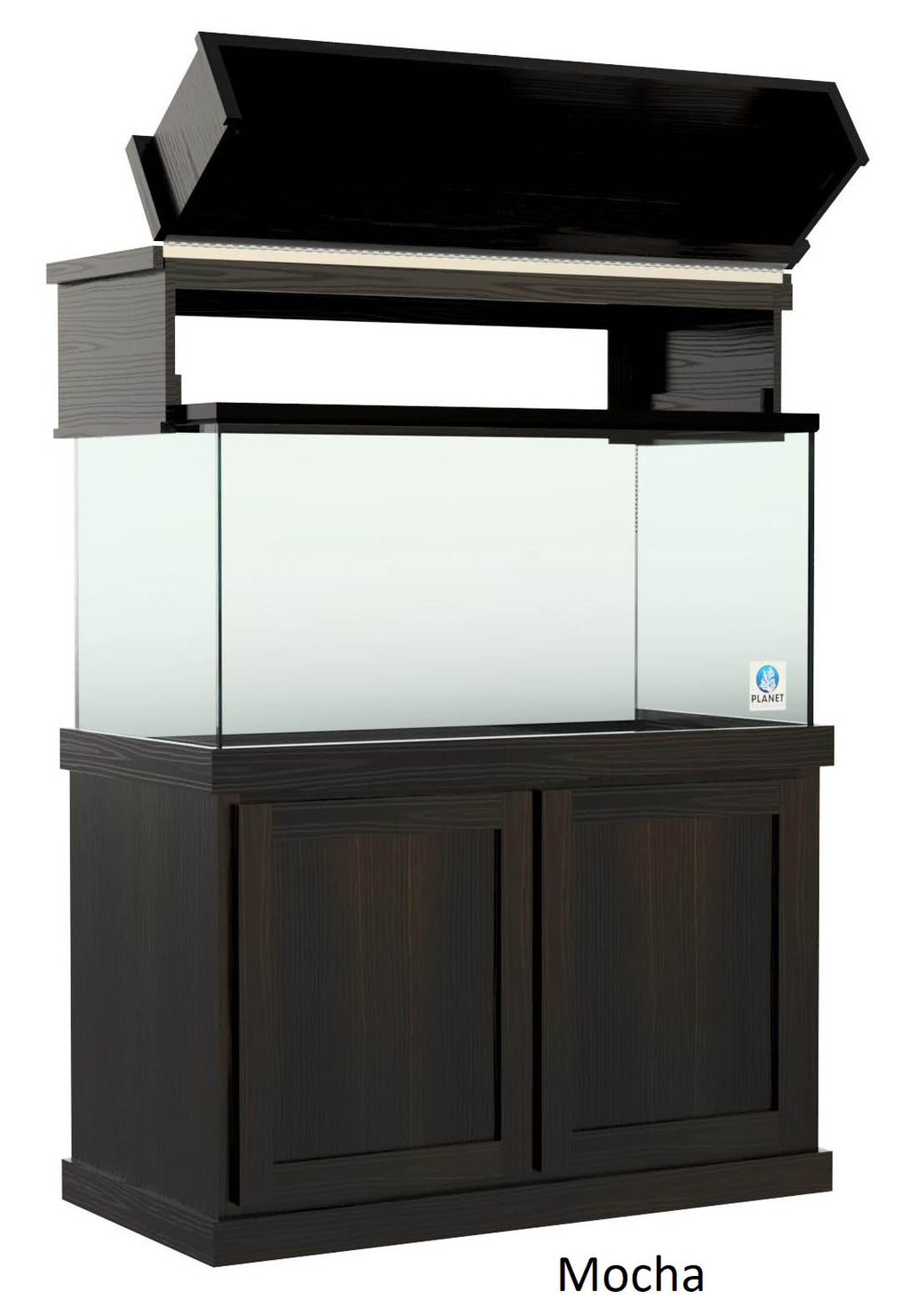 Classic Canopy fits 75 and 90 Gallon Aquariums 48.5" (L) by 18.5"(D ...